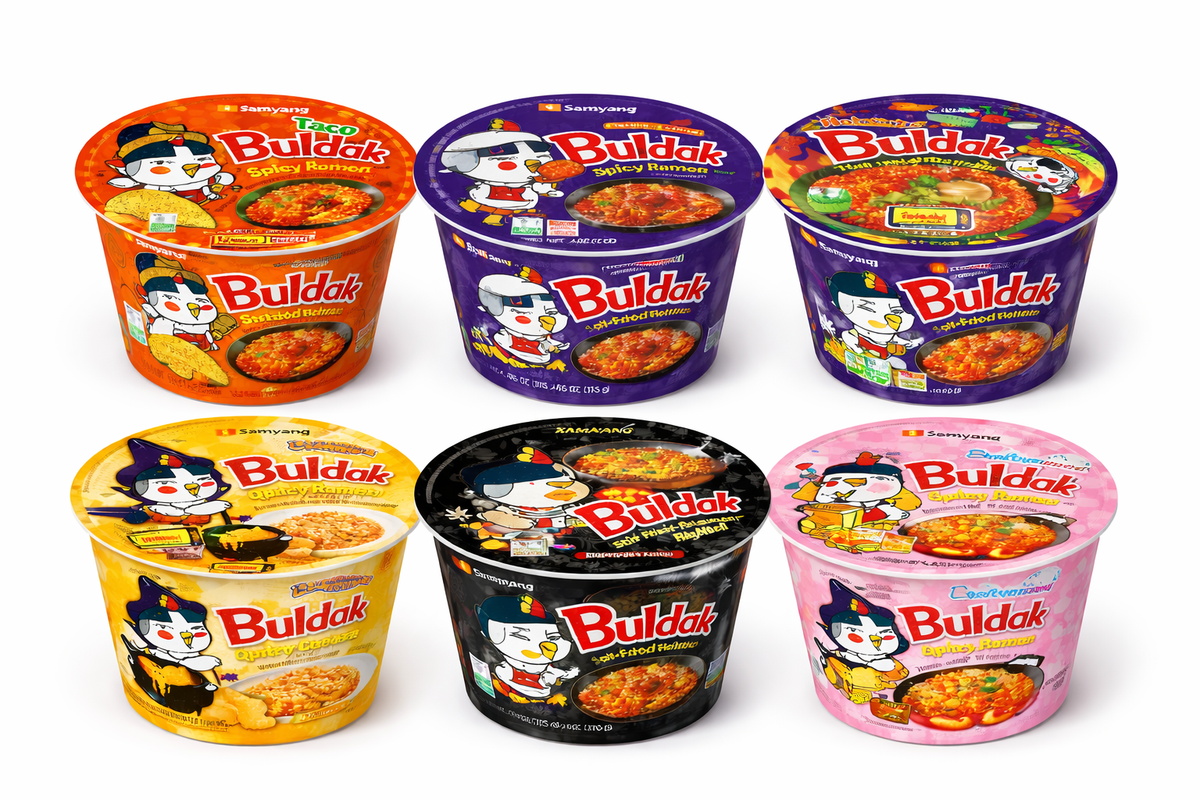 Buldak Variety Flavored Cups – Sahara Snacks Wholesale